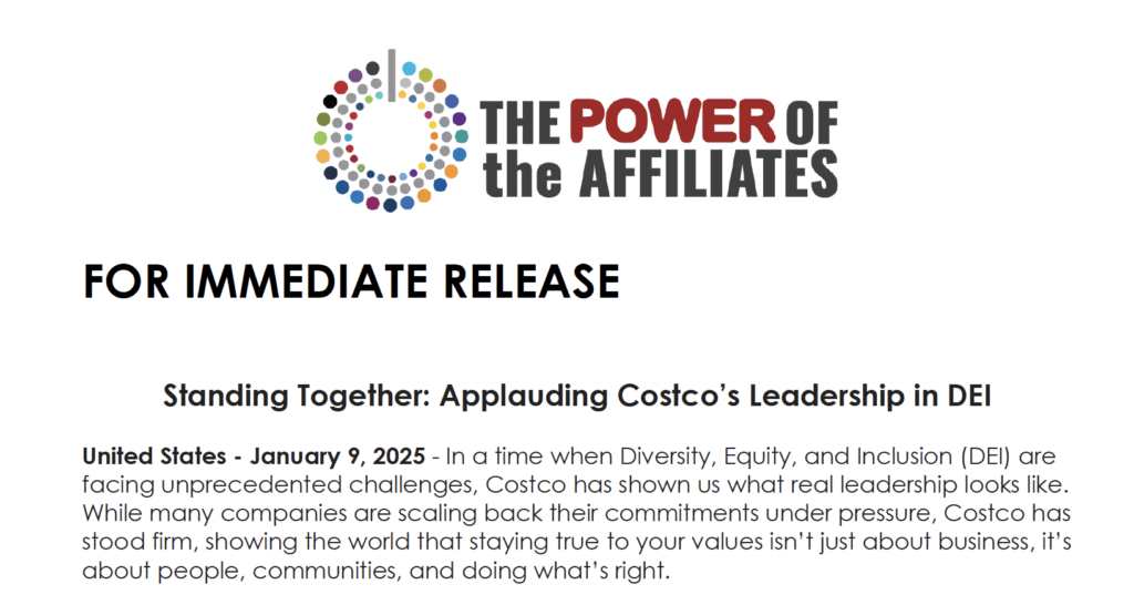 Standing Together: Applauding Costco’s Leadership in DEI – Carolinas ...